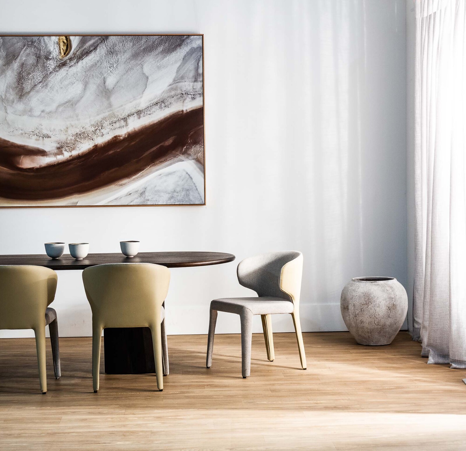 Jax Oval Dining Table Satara