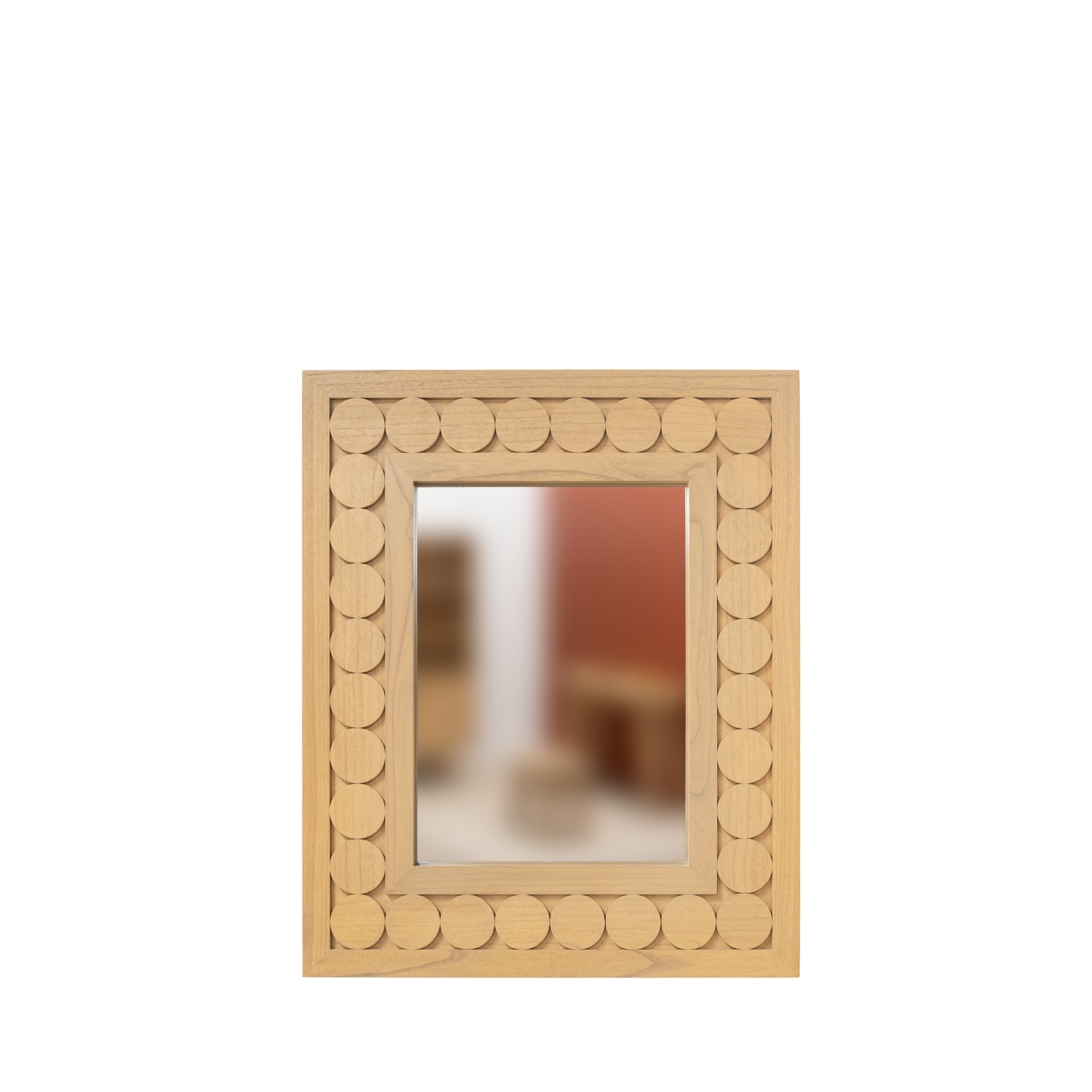 Mira Mirror - Rectangle Design, Oak Frame | Satara