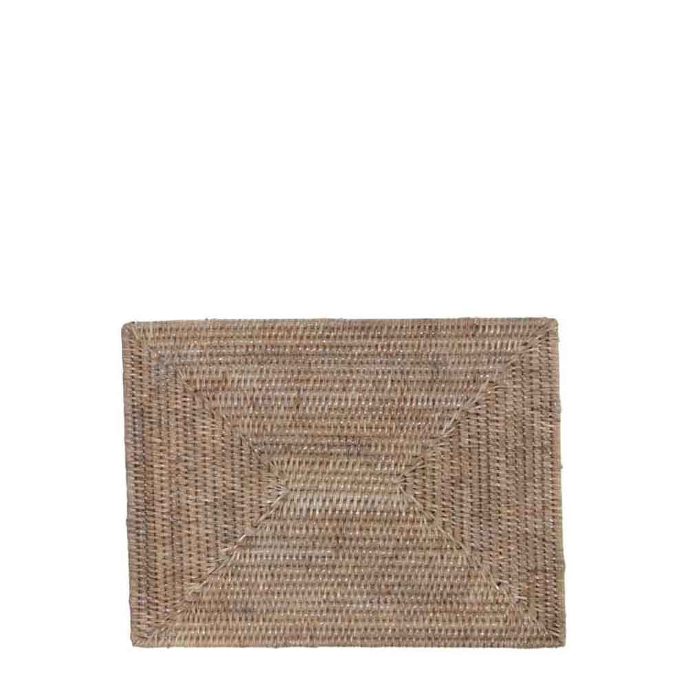 Rectangular Rattan Placemat | Satara